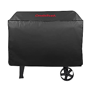 Creole Feast CR1001A Premium Oxford Grill Cover, Waterproof, Heavy-Duty for All-Year Weather Protection, Black