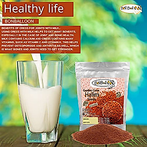 bonballoon (14 oz / 400 gm) Organic Herbal Garden Cress Seed Seeds Lepidium Sativum Halim Chandrashoor Chandrasur Cresson De Fontaine For Agriculture & Health حب الرشاد