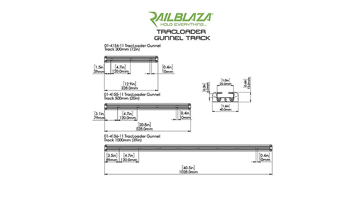 Shop RAILBLAZA Aluminum Gunnel Track Rail System