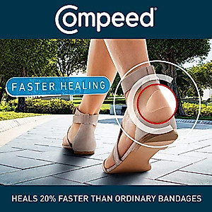 Compeed Advanced Blister Care 10 Count Mixed Sizes Pads (2 Packs), Hydrocolloid Bandages, Heel Patches, Blister on Foot, Blister Prevention & Treatment, Waterproof Cushions, Packaging May Vary