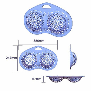 Bra Washing Bag for Laundry, BeauFairy Silicone Lingerie Bags for Washing Delicates, Mesh Bra Laundry Bags, Fits A-C Cup Bras, Anti Deformation Lingerie Bag for Washer/Dryer Machines, 003