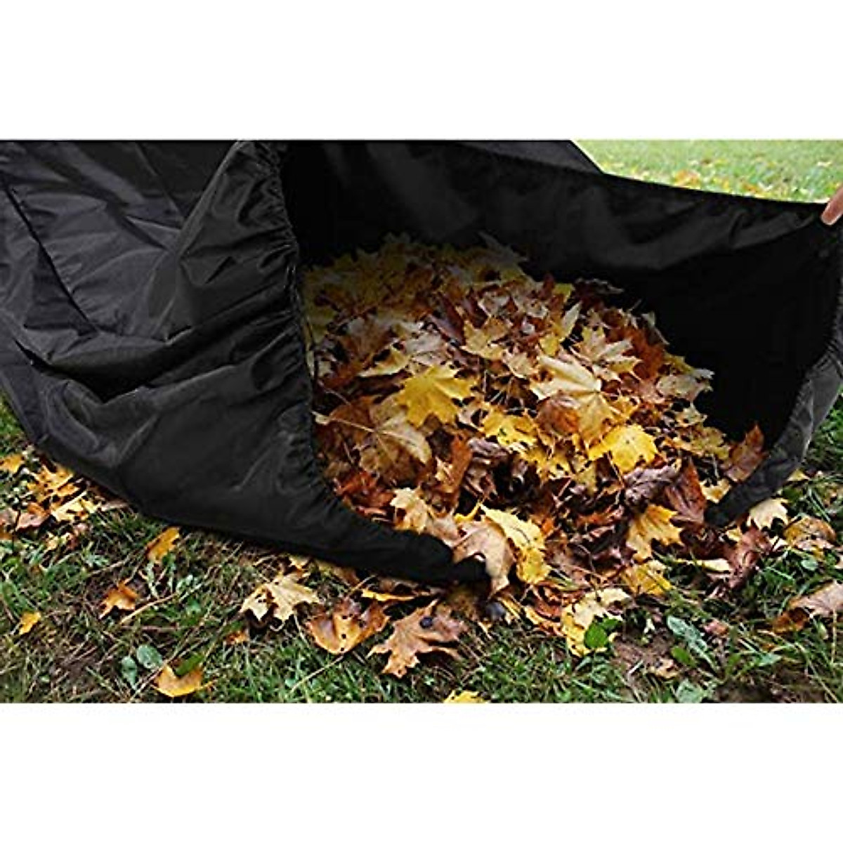 HUIKJI Lawn Tractor Grass Catcher Bag,Gardening Lawn Leaf Yard Waste Container Garden Sweeper Leaves Storage Bag Big Capacity 54 Cubic Feet Material collection systems
