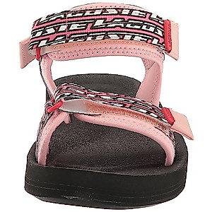 Lacoste Women's Suruga Sandal, Light Pink/Black, 7