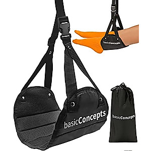 Airplane Footrest (Travel Comfortably), Perfect Airplane or Office Footrest to Relax Your Feet - Airplane Foot Hammock for Airplane Travel Accessories, Desk Foot Hammock, Airplane Essentials