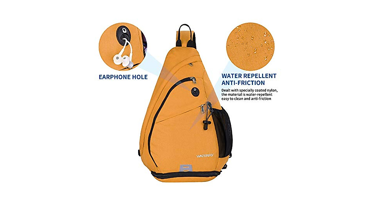 WATERFLY Sling Bag: Stylish Crossbody Daypack