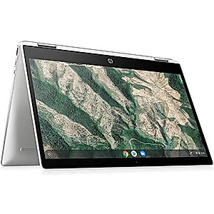 HP 2-in-1 Convertible Chromebook, 14inch HD Touchscreen, Intel Quad-Core Pentium Silver N5030 Processor Up to 3.10GHz, 4GB Ram, 128GB SSD, Intel UHD Graphics, Webcam, Chrome OS(Renewed (14inch/128GB)