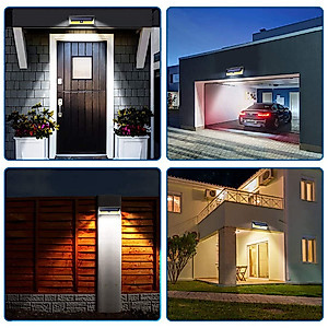 ZHUANYIYI Outdoor Solar Wall Light, Garden Wall Landscape Lighting, Home Garden Pavement Decoration Waterproof Night Light