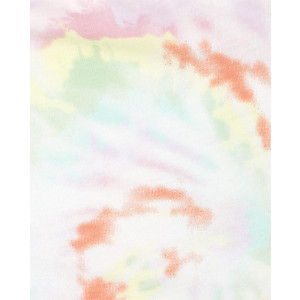 The Children's Place Baby Toddler Girls Short Sleeve Cold Shoulder Romper, Candy Swirl/Desert Flower 2-Pack, 3T