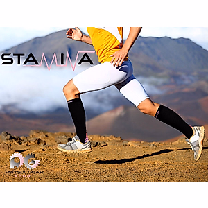 Physix Gear Compression Socks - Best Men & Womens Compression Socks for Circulation, Running, Nurses, Athletic Use Sock Compression, Blood Pressure Socks, Calcetines de Compresion, Black/Pink, S/M