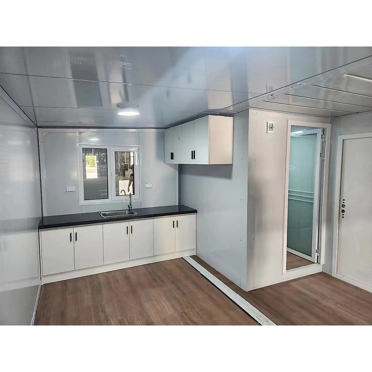 Foldable Container Expandable House 1 Bedroom Prefabricated Folding House With Bathroom