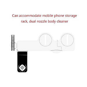 Innovative Toilet Bidet Attachment User Friendly Designings Self Sprayer With Phone Stand Simple Installation