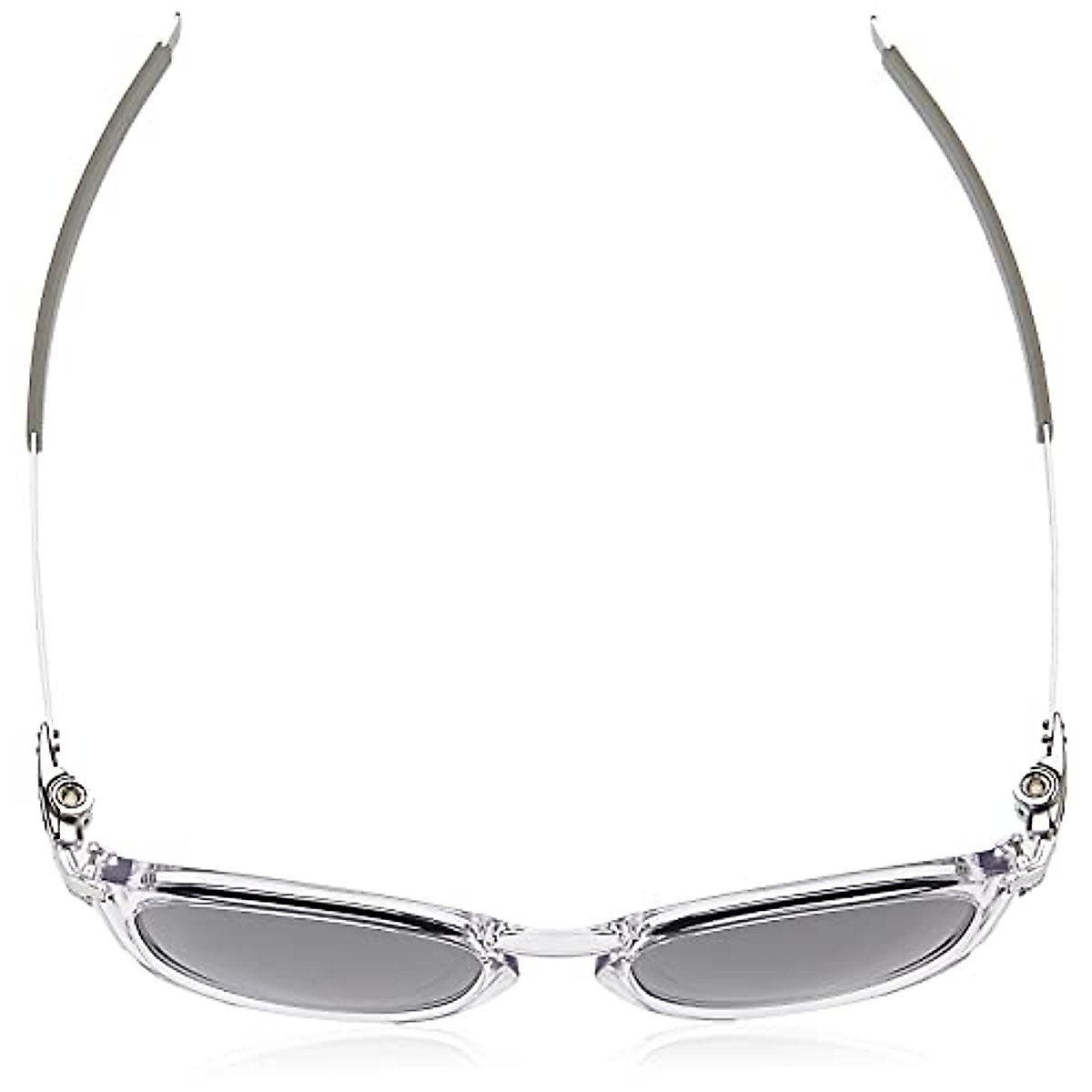 Oakley Men's OO9439 Pitchman R Round Sunglasses, Polished Clear/Prizm Black, 50 mm