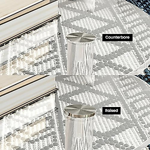 GOIOOIA Acrylic Coffee Table Round - 23.62" D X 23.62" W X 15.75" H Clear Coffee Table for Small Living Room Office Apartment Reception Room Modern Waterproof Sturdy Anti-Corrosion