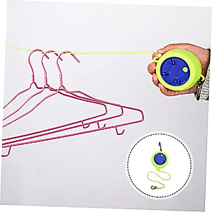 Cabilock 3pcs Clothesline Outdoor Portable Clothes line Portable Clothesline for Travel Camping Lanyard Hanger Washing line Poles Trip Clothesline Balcony Clothesline Travel Supplies Heavy