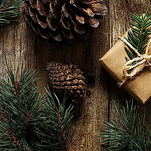 60 PCS Artificial Green Pine Needles Branches-Small Pine Twigs Stems Picks-Fake Greenery Pine Picks for Christmas Garland Wreath Embellishing and Home Holiday Garden Decoration