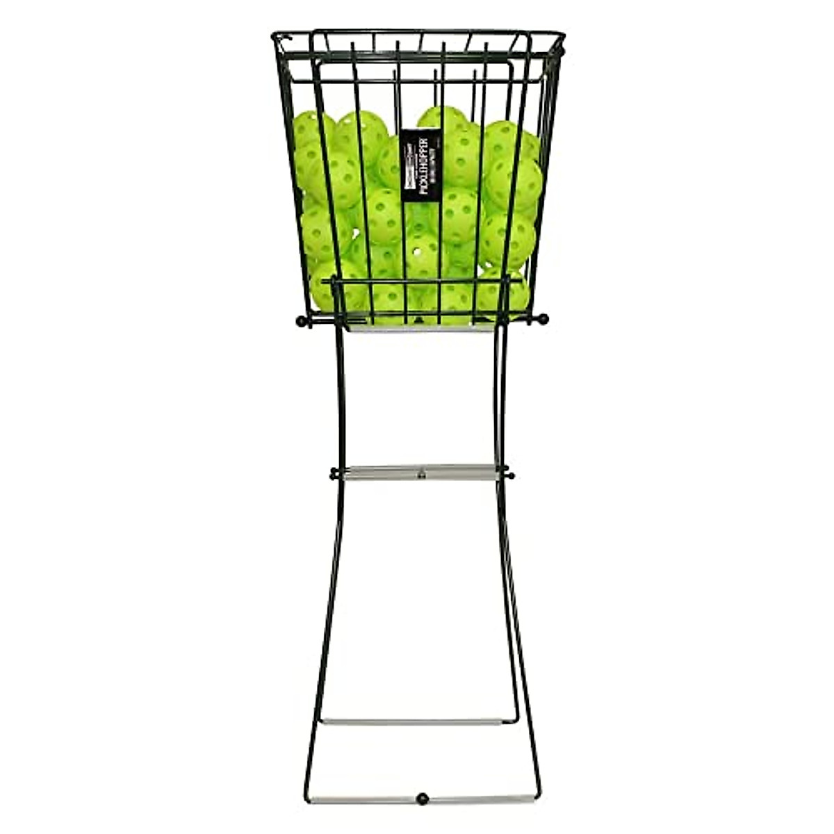 Oncourt Offcourt Picklehopper 60 - Pickleball Basket | Holds and Picks Up 60 Balls | EZ Glide Bar Provides Effortless Ball Pick-Up | No Tool Assembly | Picks Up All Types of Pickleballs