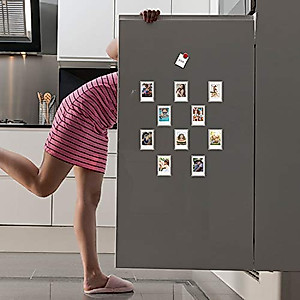 ONE WALL Acrylic Fridge Magnetic Frame, Double Sided Photo Refrigerator Magnet Picture Frame for Fujifilm Instax Mini, 2.36 x 3.54 Inch, Pack of 5