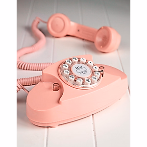 Crosley CR59-PI Princess Phone with Push Button Technology, Pink