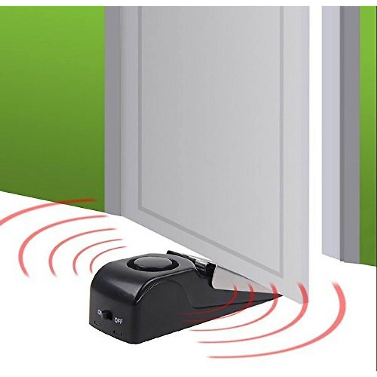 Upgraded Door Stop Alarm -Great for Traveling Security Door Stopper Doorstop Safety Tools for Home