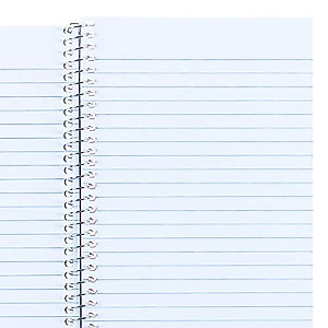 National Kolor Kraft Cover Notebook, College Ruled, Blue, 1 Subject, 7.75" x 5", 80 Sheets (33502)