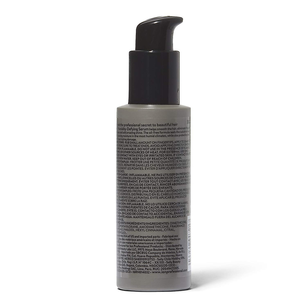 ion Humidity Defying Serum, Paraben-Free, Vegan, Anti-Frizz, Smoothing, Oil-Free, Thermal Heat Protectant