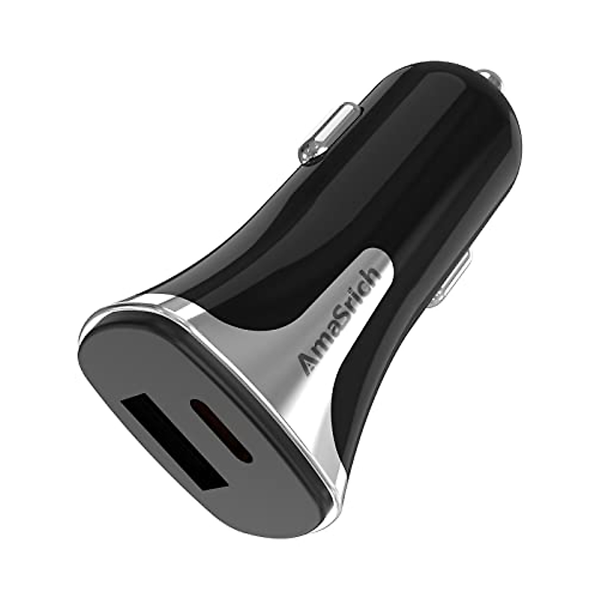 Amasrich 32W Total PD Super Fast Charging Car Charger for iPhone/iPad/Galaxy Note/Galaxy S/Galaxy A/Galaxy Z/GalaxyTab S,20W + 12W Dual Ports