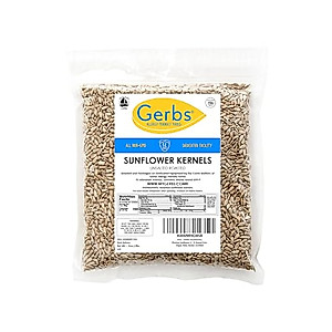 Unsalted Sunflower Seed Kernels by Gerbs – 2 LBS - Top 11 Food Allergen Free & Non GMO - Premium Dry Roasted Shelled Sunflower Seeds – COG USA