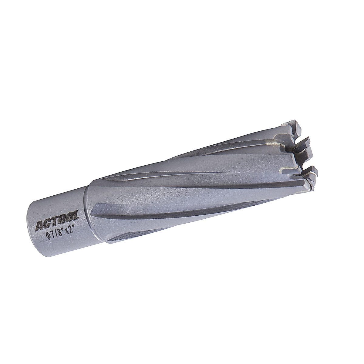 ACTOOL 7/8'' Diameter x 2'' Depth of Cut Carbide Tipped TCT ANNULAR Cutter with 3/4'' Weldon Shank