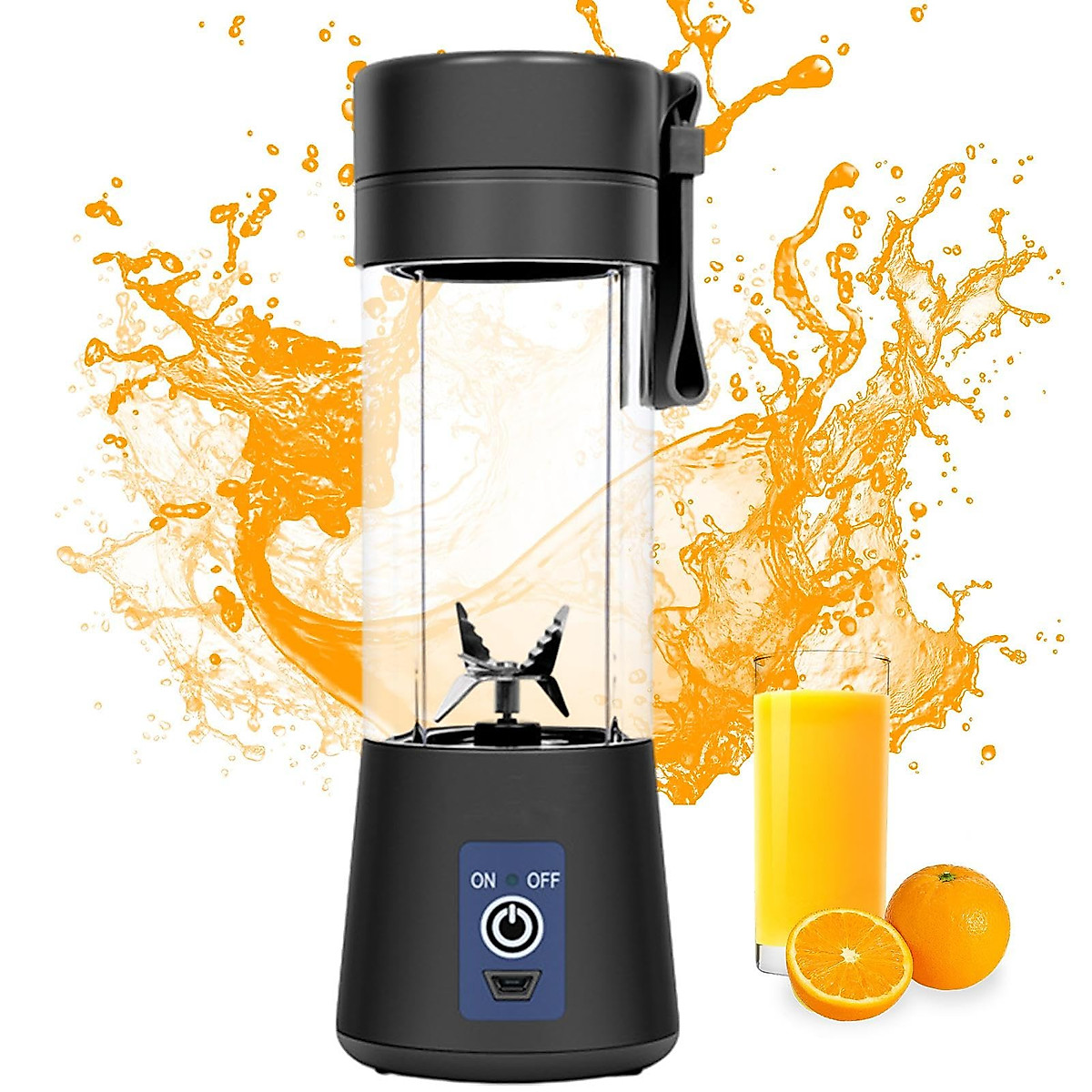 Juicer Machines, Personal Size Blender Juicer Machines, Portable Blender Juicer Machine, USB Rechargeable Fruits Mixer, Mini Travel Fruit Juicer, Electric Smoothie Blender Maker For Fruit Shakes