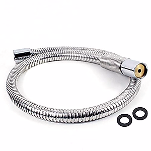 AGAHPAY Pre Rinse Hose Commercial Sink Sprayer Hose Commercial Faucet Parts Replacement Kit 38" Flexible Hose for Commercial Faucet Sprayer, Stainless Steel Sprayer Hose for Commercial Faucet