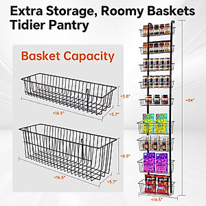 ReoTeo 9-Tier Over The Door Pantry Organizer