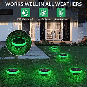 TIJNN Solar Humidity Test Lights -8 Pack, Soil Moisture Monitoring, Automatic Switch IP65 Waterproof Sealing Structure, Suitable for Garden Landscape Decoration Buried Path Lights