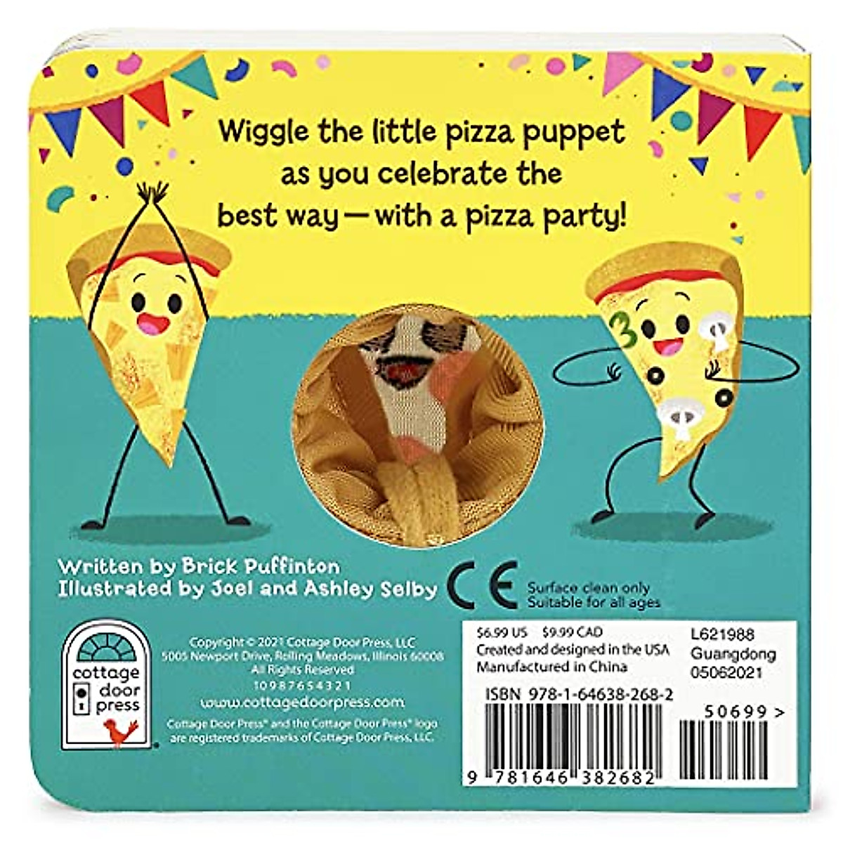 Pizza Party! Finger Puppet Board Book for Little Pizza Lovers, Ages 1-4 (Children's Interactive Finger Puppet Board Book)