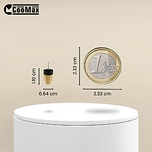 COOMAX Mini Hidden Spy Earphone Wireless Earpiece Headset Microphone Detection