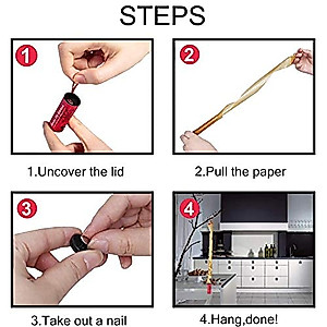 Dwcom 20 Packs Fly Tape, Fly Strips, Fly Paper Strips Roll Ribbon, Sticky Fly Traps Hanging Catcher Gnat Fungus Trap Killer for Indoors Outdoors