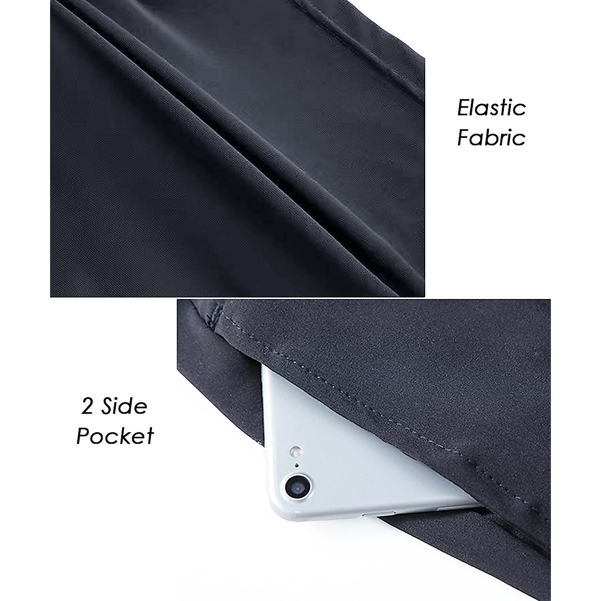 XinYangNi Men's Casual Lightweight Shorts Quick Dry Outdoor Hiking Fishing Travel Camping Shorts Navy US 39-40