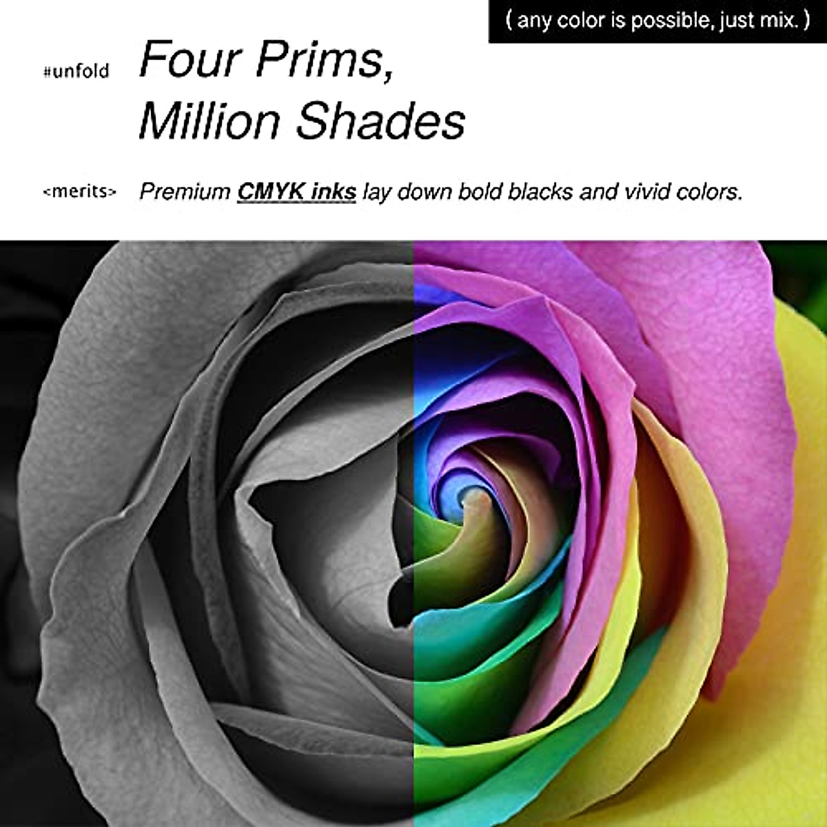 CKMY Remanufactured 61XL Replacement for HP 61 Ink Cartridge Combo Pack Fit for Envy 4500 5530 4502 4501 Officejet 4630 Deskjet 3050 2540 3510 1000 1510 2512 1512 Printer (1 Black, 1 Color)