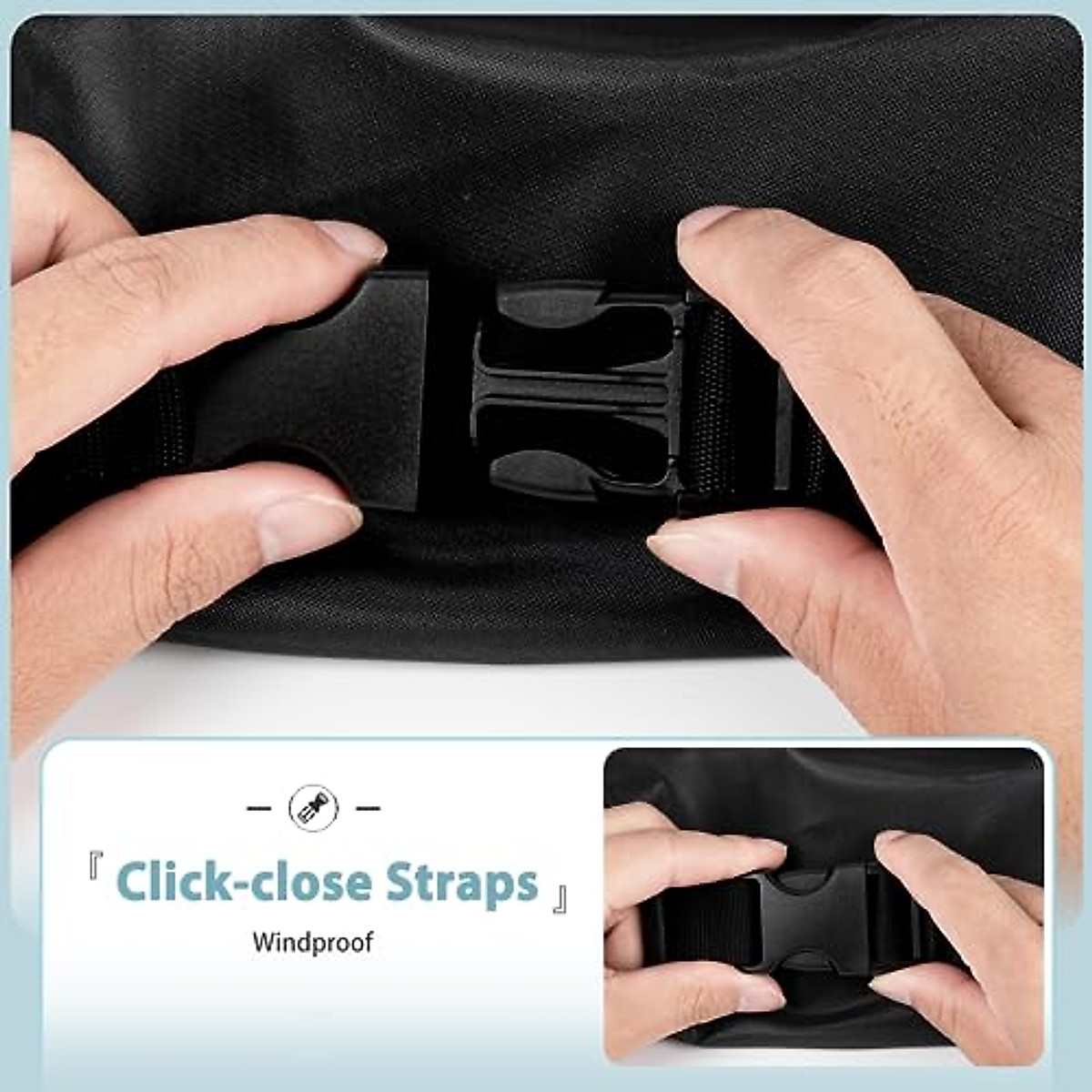 SHINESTAR Griddle Cover for Blackstone 28 Inch Griddle with Hood, Heavy Duty Waterproof 5483 Premium Flat Top Gas Grill Cover with Large Air Vent and Click-Close Straps, Black