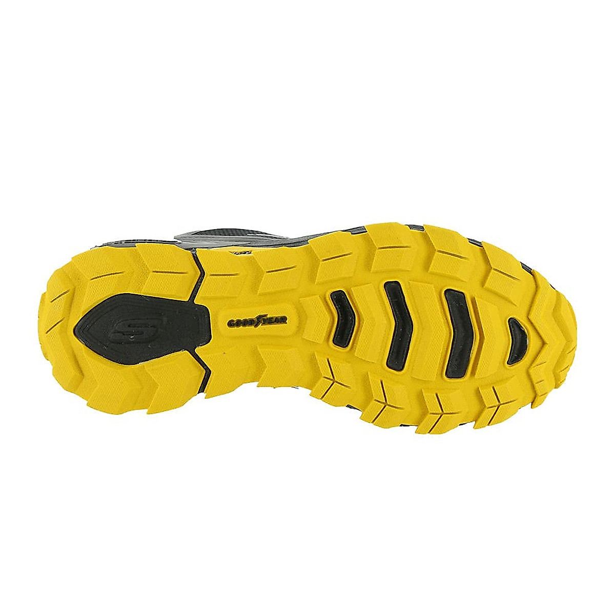 Skechers Men's Max Protect Liberated Lace-up Sneaker Oxford, Black/Yellow, 12