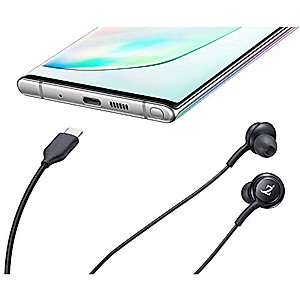PRO Stereo Headphones Compatible with Your Motorola Moto Z3 Play with Hands-Free Built-in Microphone Buttons + Crisp Digital Titanium Clear Audio! (USB-C/PD)