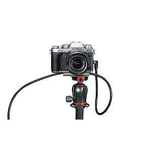 Tether Tools 15 ft USB-C to USB-C Right Angle Black Cable for Tethering Camera to Computer