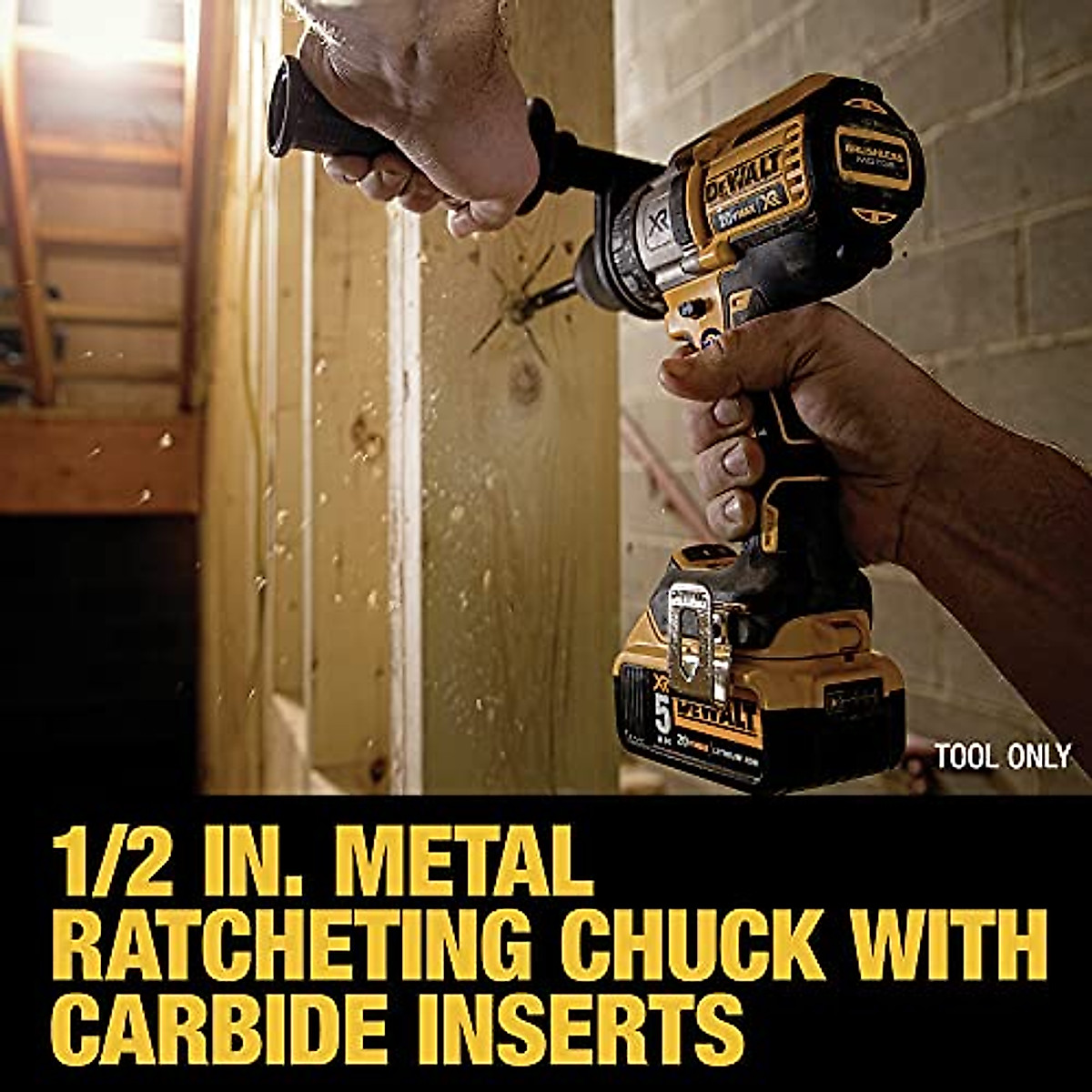 DEWALT 20V MAX XR Drill/Driver, Brushless, 3 Speed, Tool Only (DCD991B)