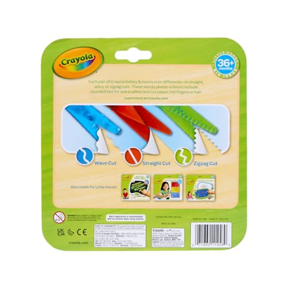 Crayola My First Safety Scissors, Toddler Art Supplies, 3ct