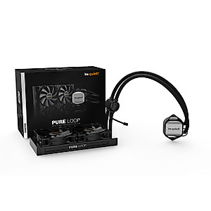 be quiet! Pure Loop 240mm All-in-One Water Cooling System | Intel 1700 1200 2066 1150 1151 1155 2011 Square ILM | AMD4 AMD5 | BW006