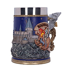 Nemesis Now Officially Licensed Harry Potter Hogwarts Collectible Tankard 15.5cm Blue