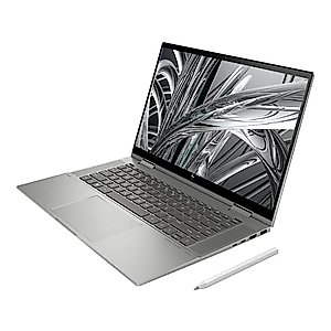 HP 13th Generation Envy 2-in-1 Business Laptop, 15.6” Touchscreen Display, Intel Core i7-1355U Processor, 16GB RAM, 2TB SSD, Wi-Fi 6, Backlit KB, SD Card Reader, Windows 11 Pro, Stylus Pen