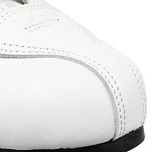 jessie Women's Roller Skates High Top Double Row Outdoor and Indoor Roller Skate Adjustable Roller Skates for Women Men Boys and Girls (White Flash Wheel,6)