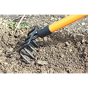 Garden Cultivator (2 Pack)– Sturdy Hand Tiller/Cultivator – Heavy Duty Blade for Digging, Loosening Soil and Weeding – Equipped with Rubber Grip Handle for a Strong Hold – Rust Resistant