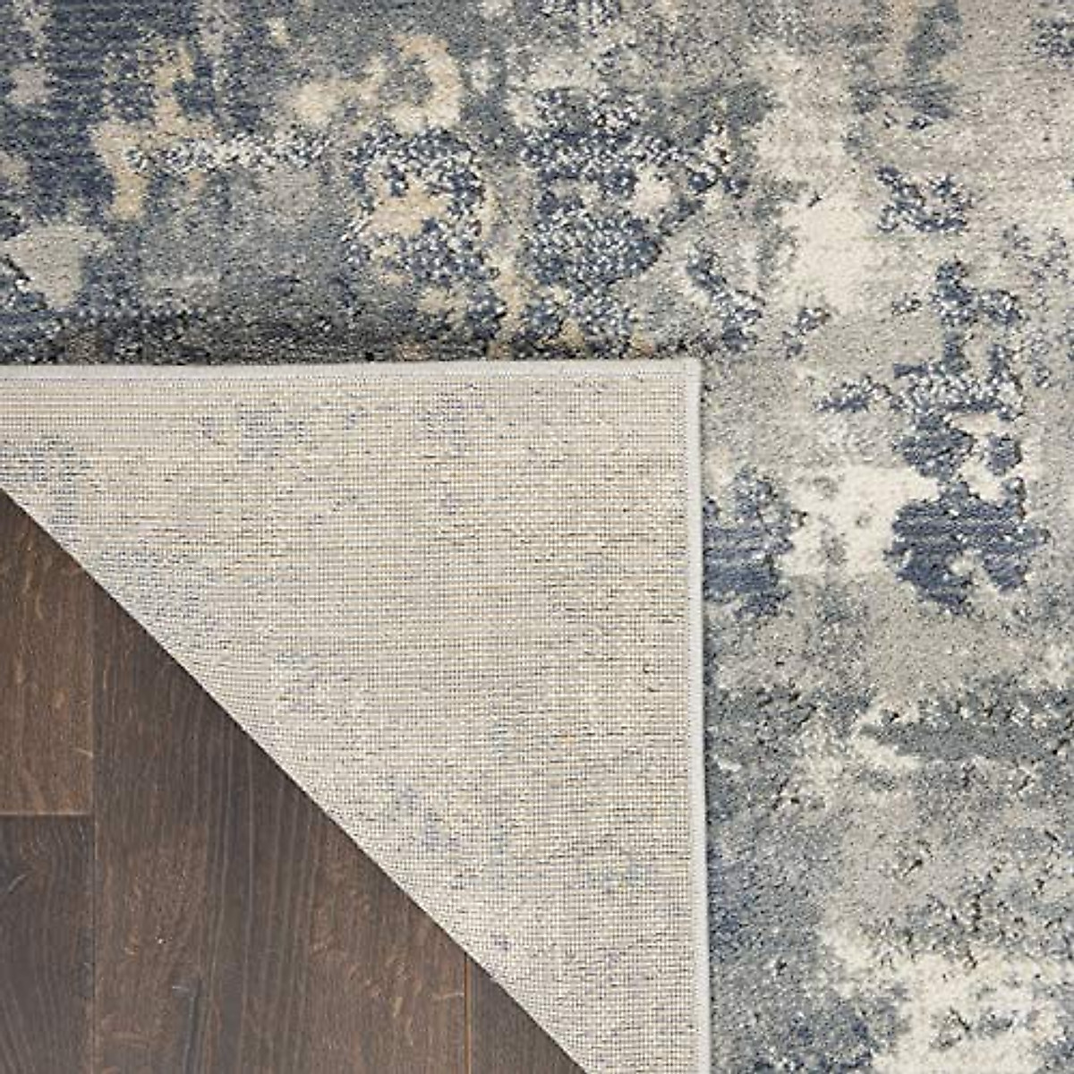 Nourison Concerto Abstract Grey/Beige 6'7" x 9'6" Area -Rug, Easy -Cleaning, Non Shedding, Bed Room, Living Room, Dining Room, Kitchen (6x9)