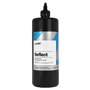 CARPRO Reflect High Gloss Finishing Polish - Reflective & Glossy Finish Without Durable Fillers, Silicones, Waxes, Polymers, or Teflon - Body Shop Safe, No Dusting. Rotary & Dual Action - Liter (34oz)